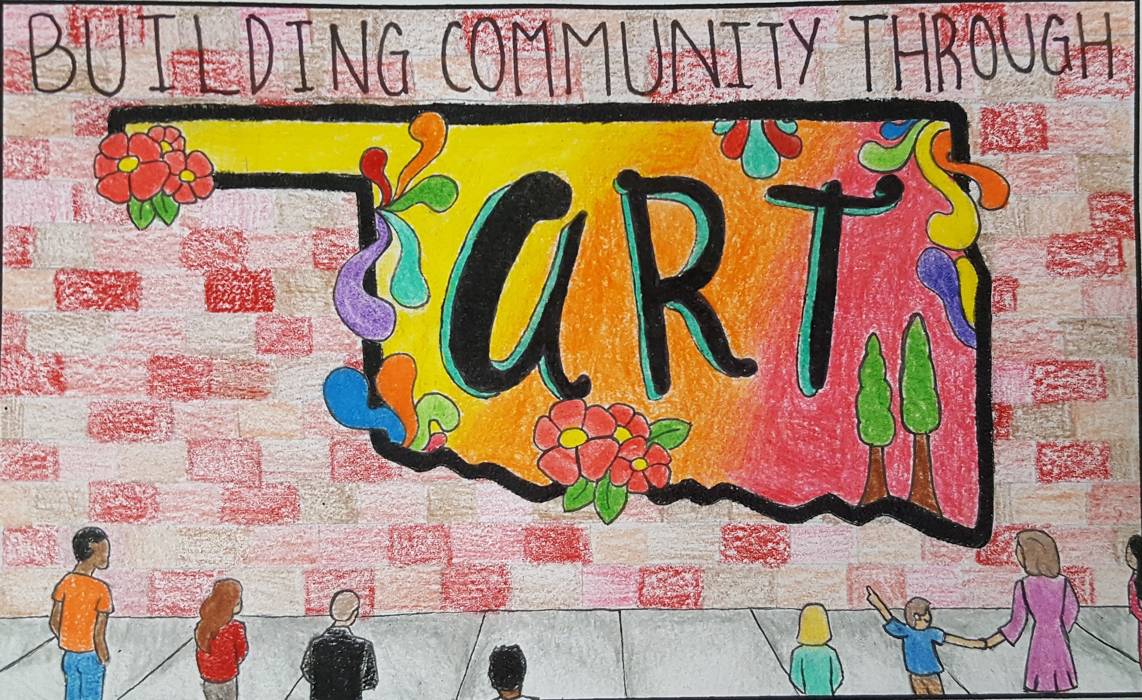 2018 YAM Middle School Flag Winner – Oklahoma Art Education Association